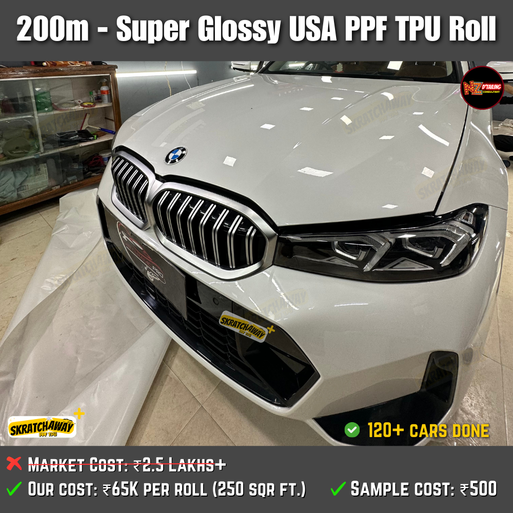 USA Super Glossy PPF TPU Roll - Instant Self Healing | Skratchaway+ ...